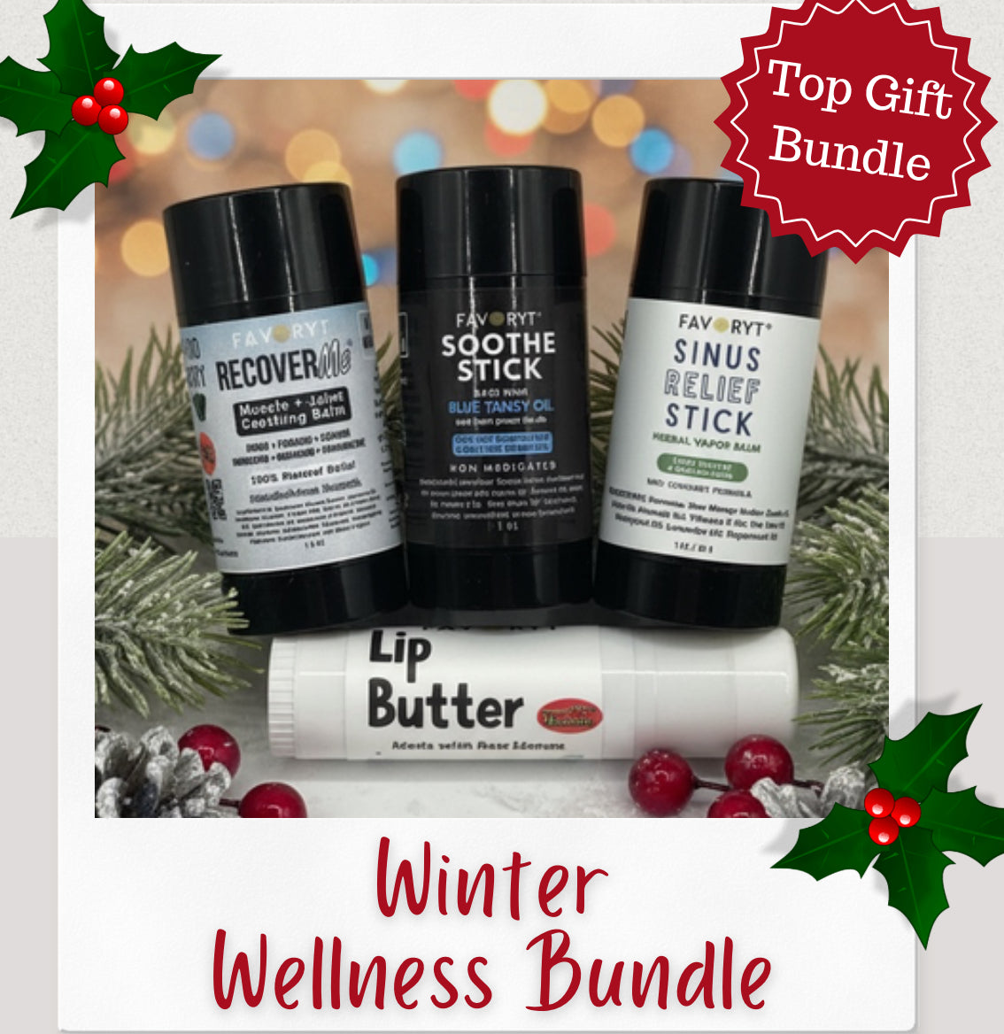 Winter Wellness Gift Bundle – Customizable Natural Skincare & Relief S ...
