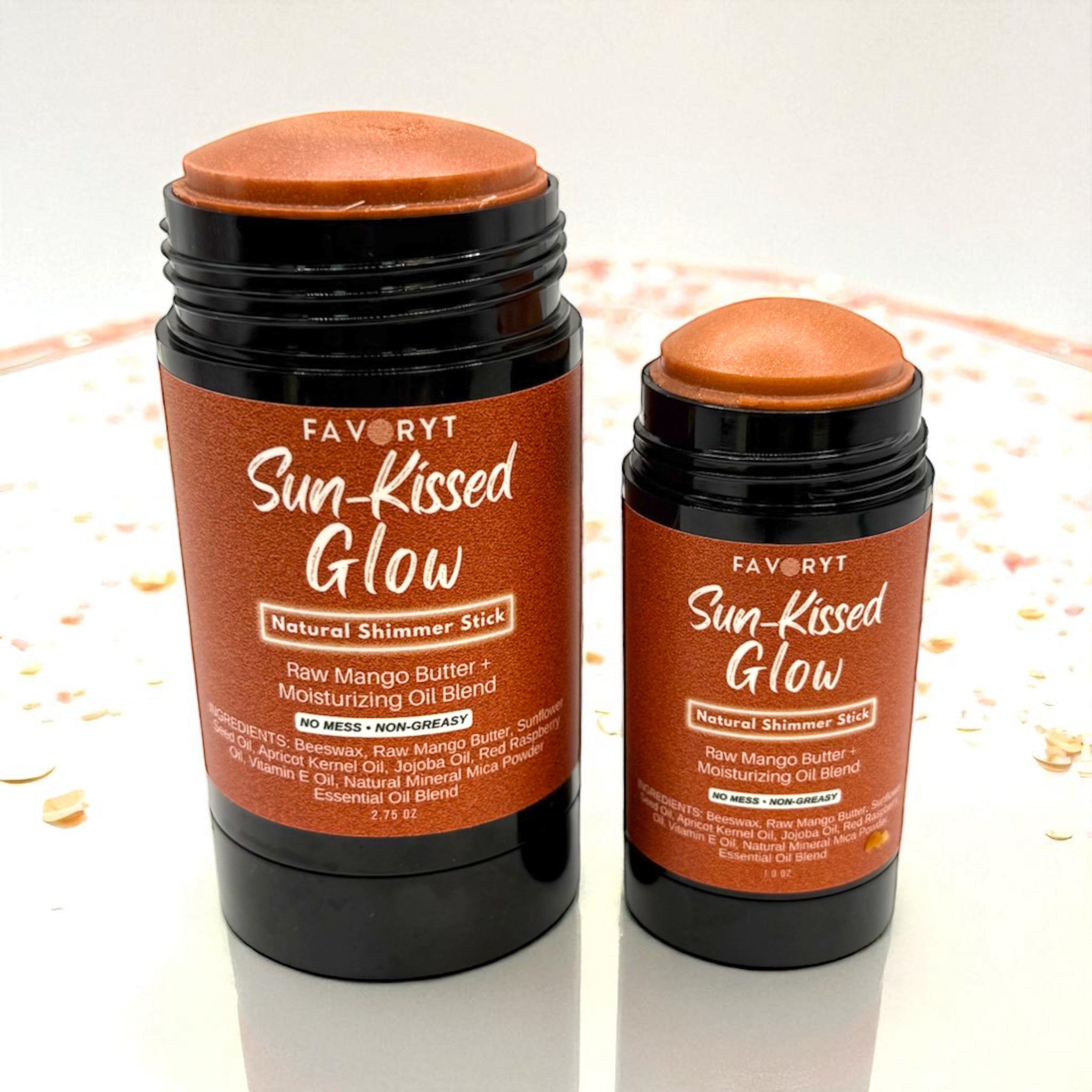 Sun-Kissed Glow Natural Shimmer Skin Balm Stick – FAVORYT BRAND