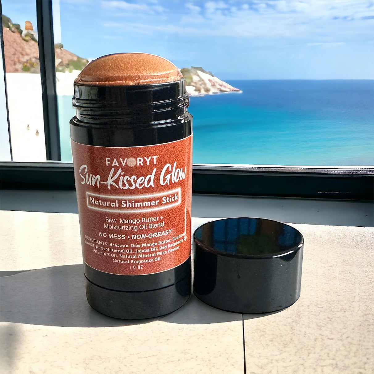Sun-Kissed Glow Natural Shimmer Skin Balm Stick – FAVORYT BRAND